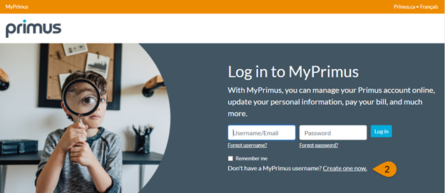 How to register for MyPrimus
