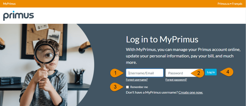 How to access MyPrimus