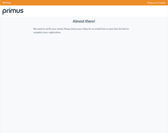 How to register for MyPrimus