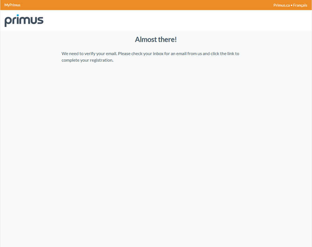 How to register for MyPrimus