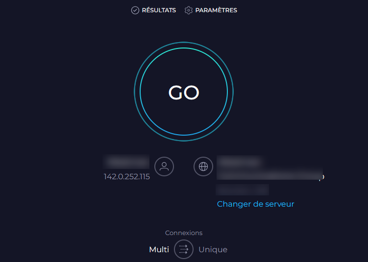 Effectuer un test de vitesse
